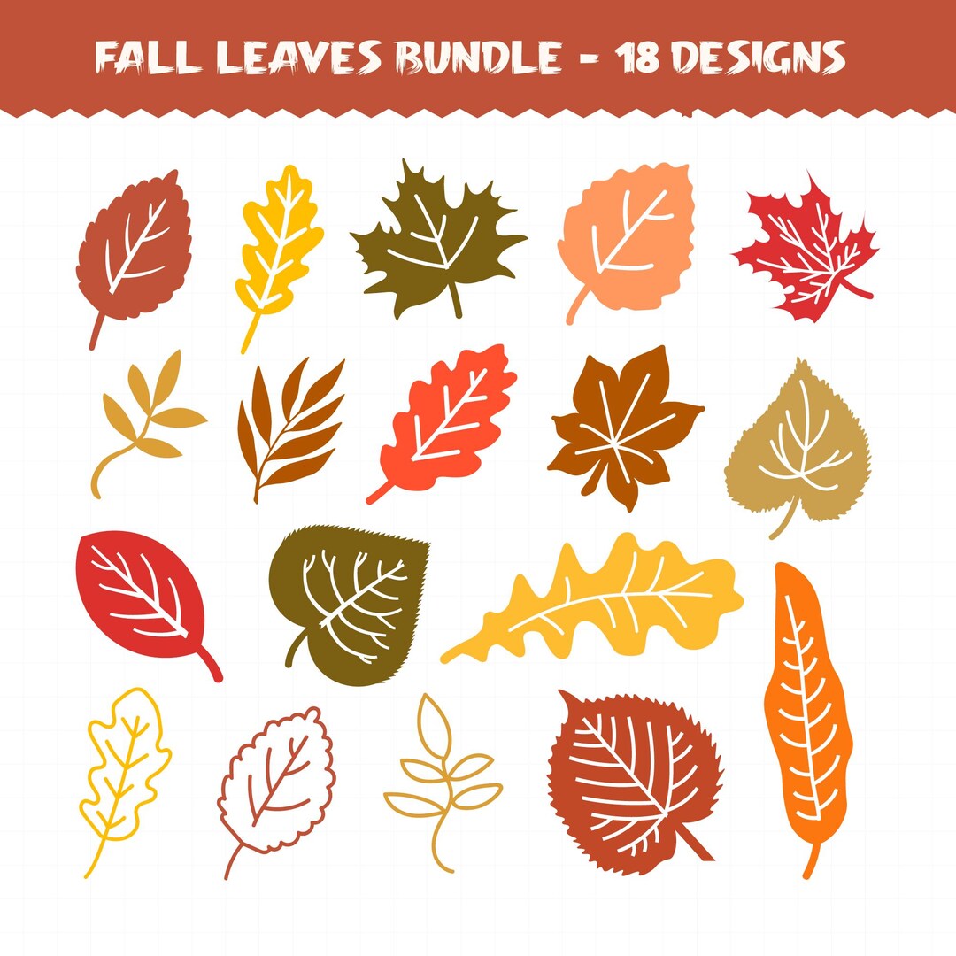Autumn Leaves SVG, Fall Leaves SVG, Leaves SVG Bundle, Leaf Svg Bundle ...