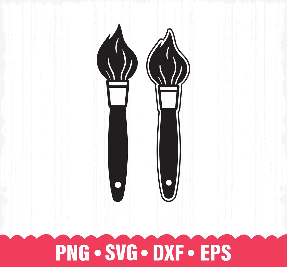 Paintbrush SVG, Paintbrush Clipart, Paint Brush Svg, Paint Dripping ...