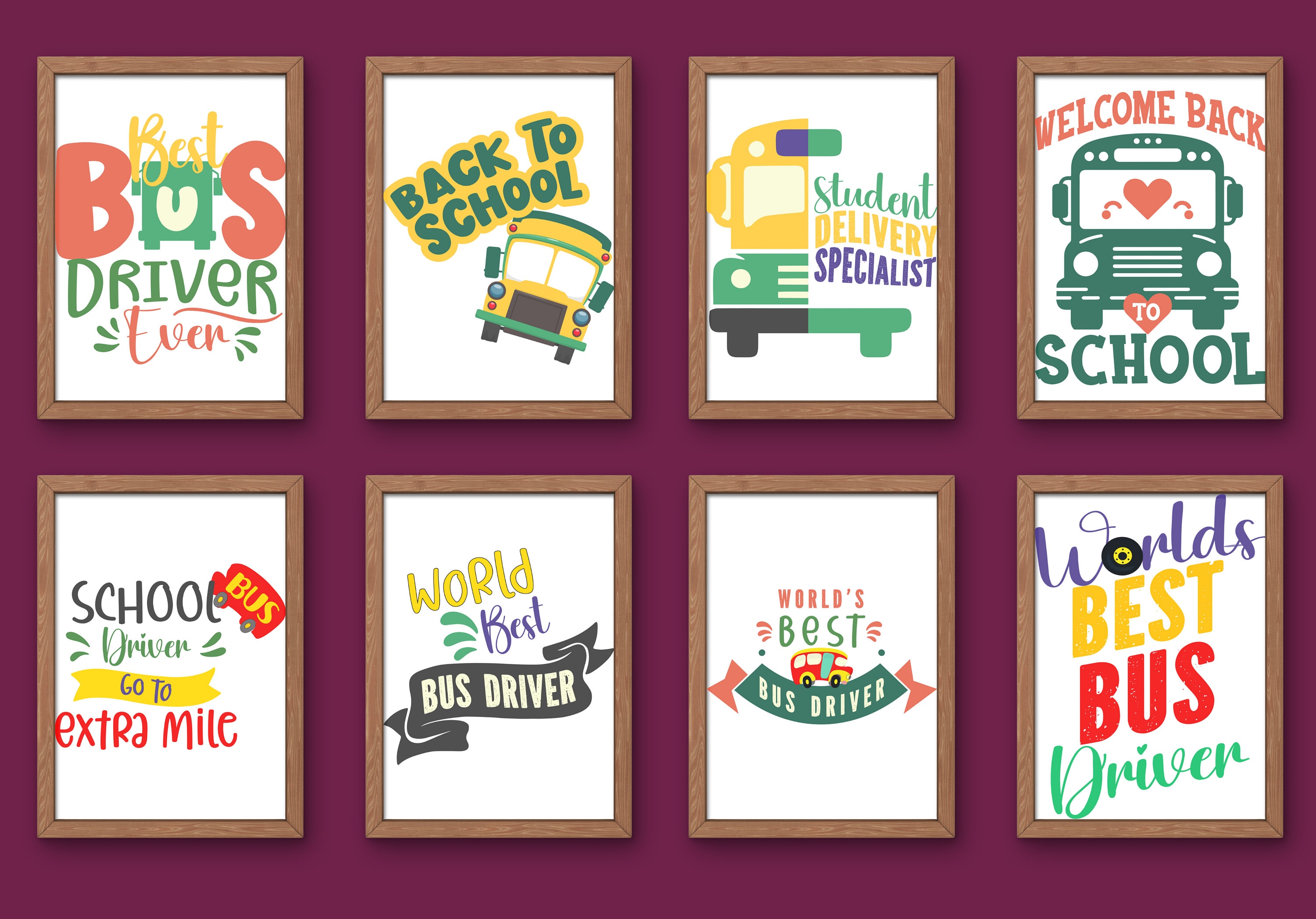 50 School Bus Svg Bundle, Layered Bus Svg, School Bus Driver SVG, Bus ...