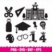 School Svg Bundle, Back to School Svg, Cute School Supplies, School ...