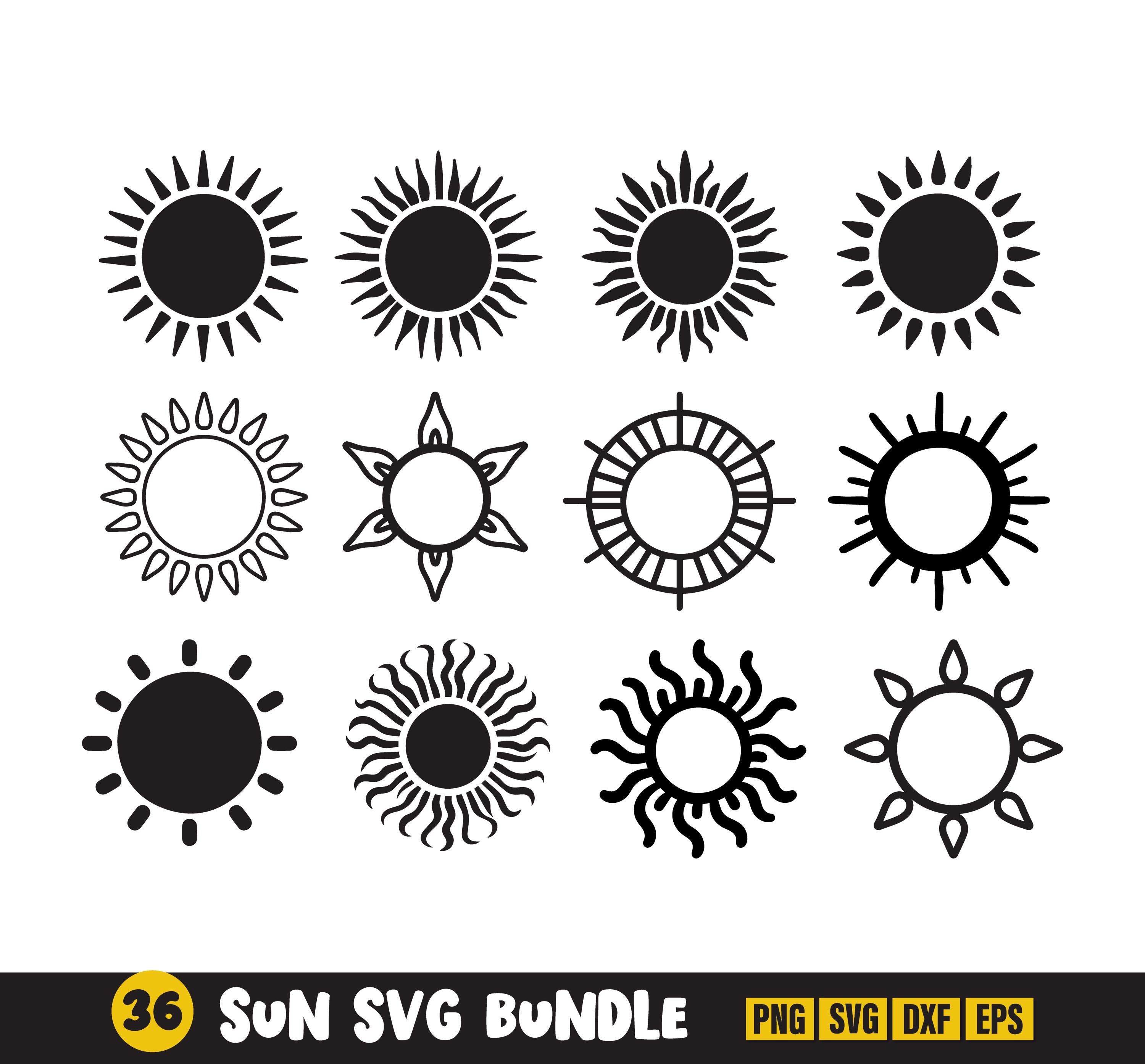 Sun Svg, Sun Clipart, Sun Png, Sun Svg Bundle, Sun Png Bundle, Sun Svg ...
