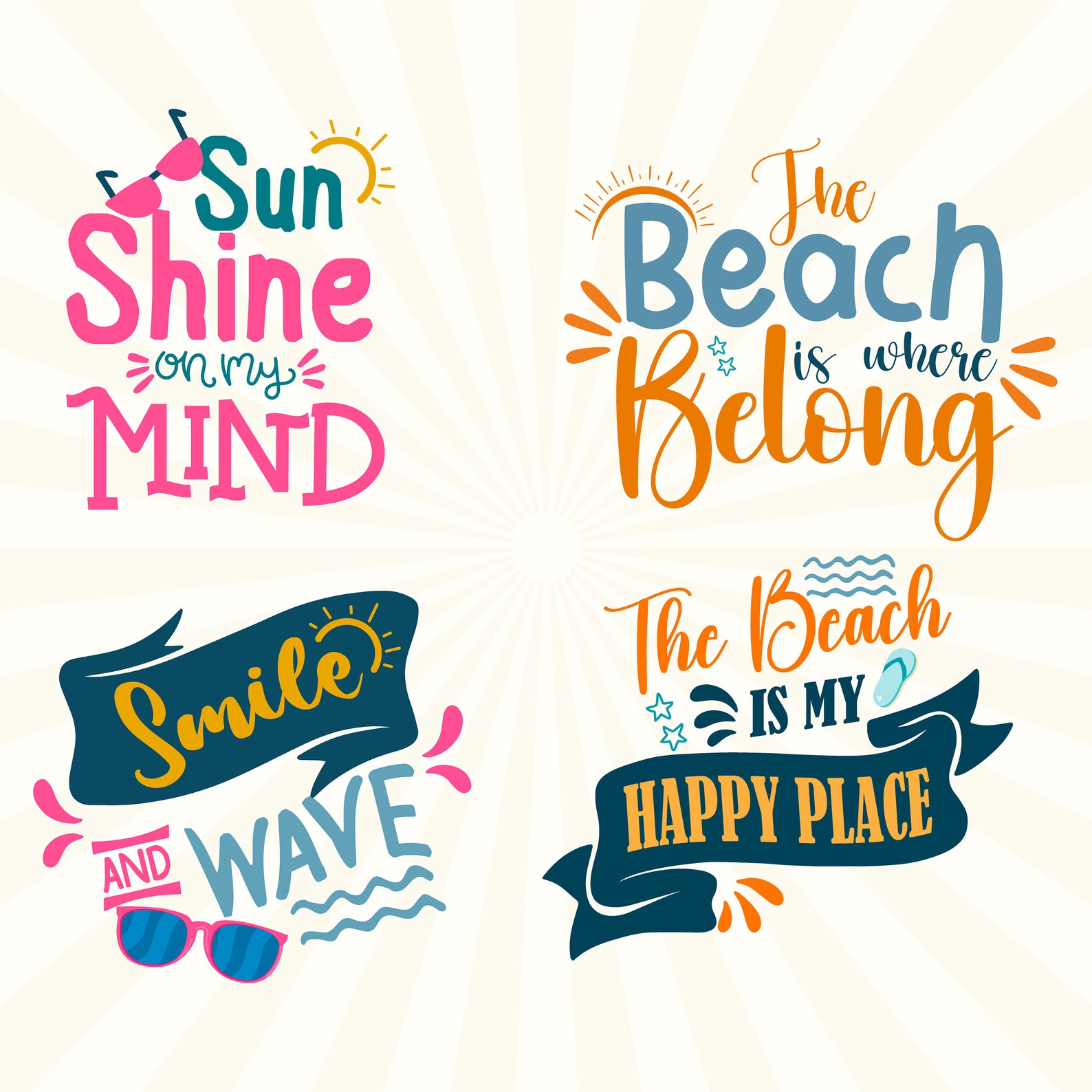Summer Svg Bundle, Summer Quotes Svg, Summer Svg, Summer Shirt Design ...