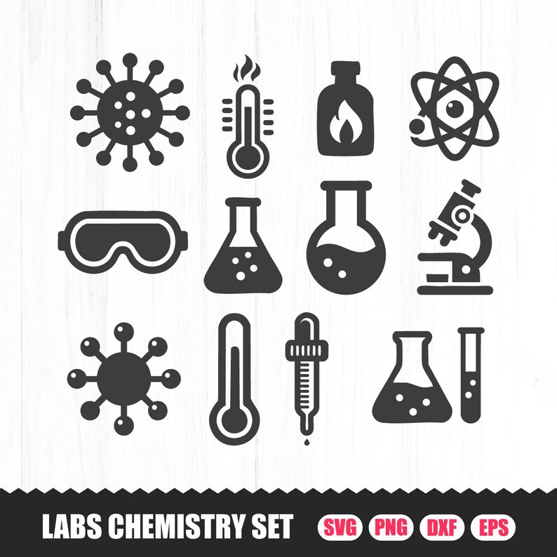Science Svg, Chemistry Svg, Physics Svg, Science Clipart, Laboratory ...