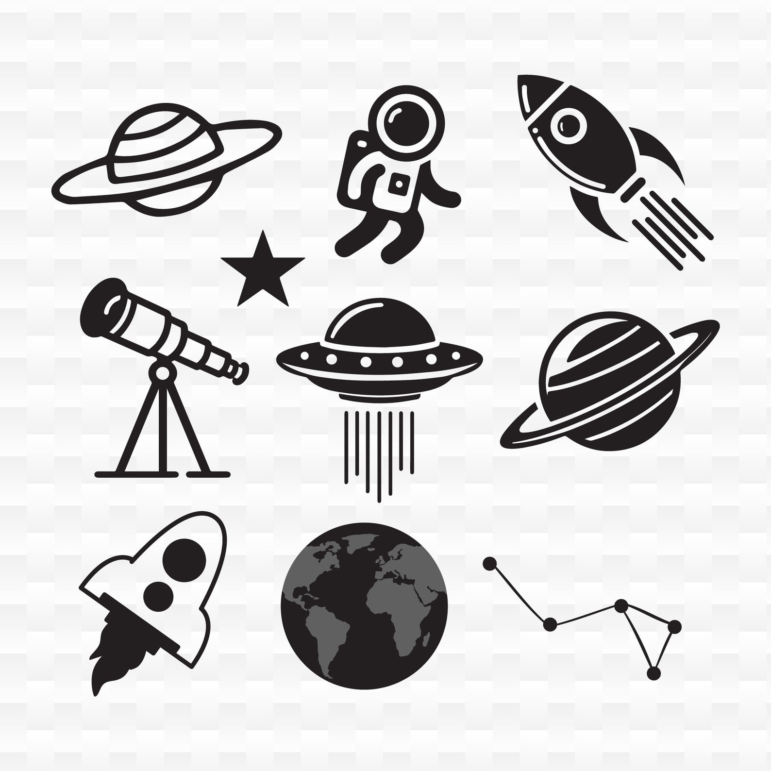 Space SVG, Space Clipart, Space Graphics, Space Png, Astronaut Clipart ...
