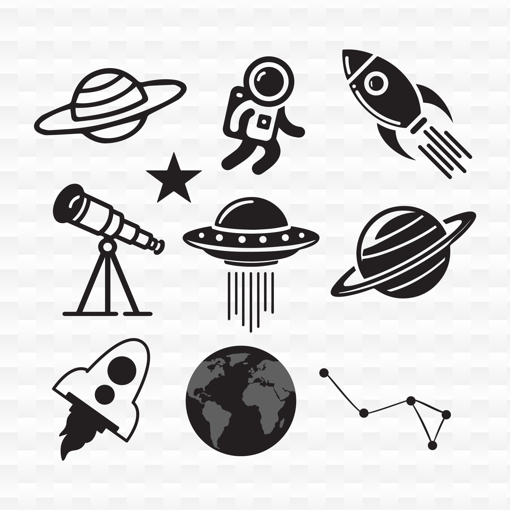 Space SVG, Space Clipart, Space Graphics, Space Png, Astronaut Clipart ...