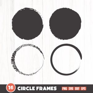 Circle Frame Svg, Circle Monogram Svg, Circle Wreath Svg, Monogram ...