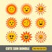 Cute Sun Clipart, Cute Sun Svg, Happy Cute Sun, Summer Smile Face, Sun ...