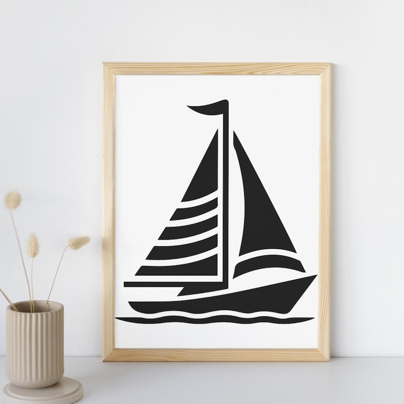 Sailboat Svg, Sailboat Clipart, Sailing Boat SVG, Sailing SVG, Sail ...