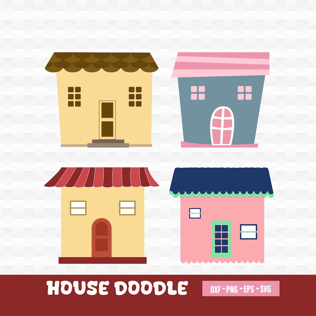 House Clipart, Home Png, Little House Svg, Cute House, House SVG, Home ...