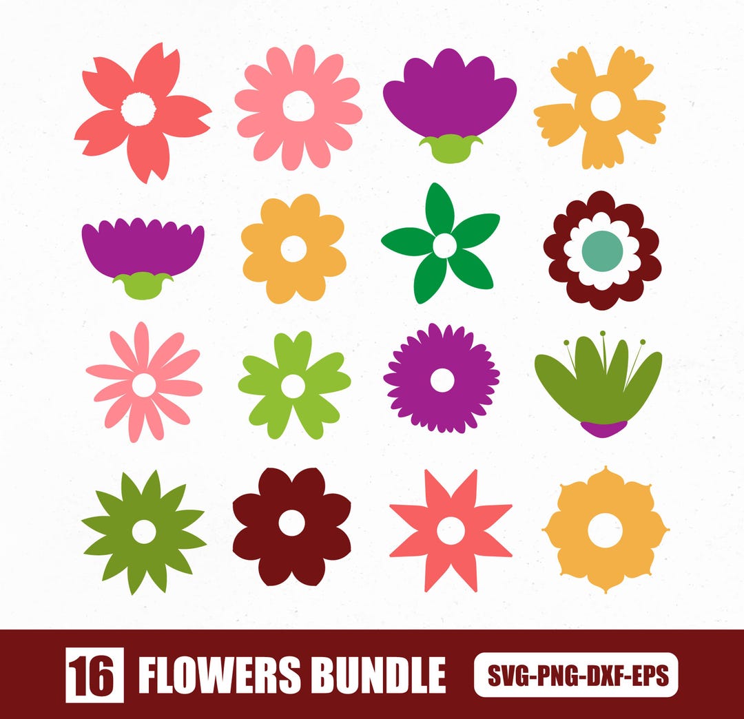 Blumen-Svg-Bundle, Blumen-Png-Bundle, Blumen-Clipart, Blumen-Bundle-Svg ...