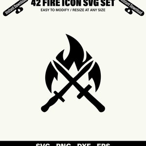 Fire SVG Bundle / Flame Svg / Fire SVG / Fire Flames / Flames ...