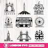 London Clipart Set - Travelling, Bridge, Tower, Image, Printable, Eye ...