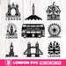 London Clipart Set - Travelling, Bridge, Tower, Image, Printable, Eye ...