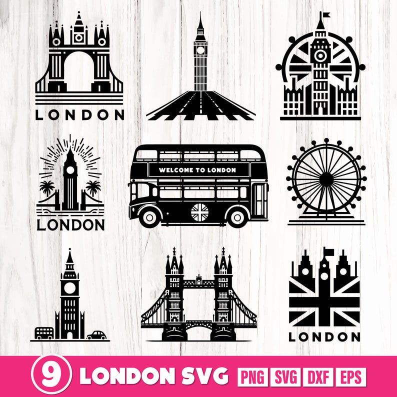 London Svg, London Clipart, England Clipart, British Clipart, England ...