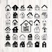 33 Sweet Home Svg, House Svg Bundle, House Silhouette, Little House Svg ...