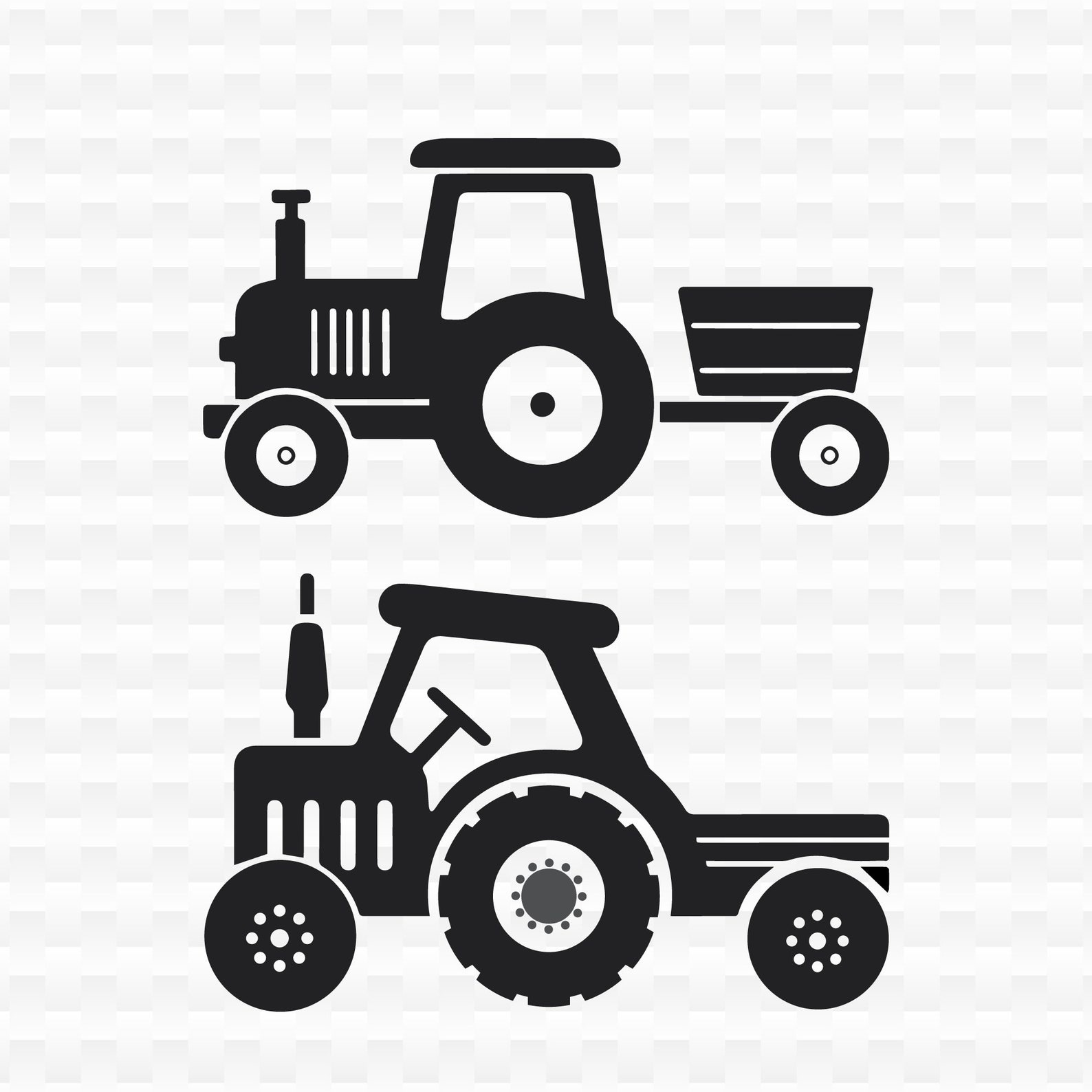 Tractor Svg, Tractor Png, Farm Tractor Svg, Tractor Cut File, Tractor ...
