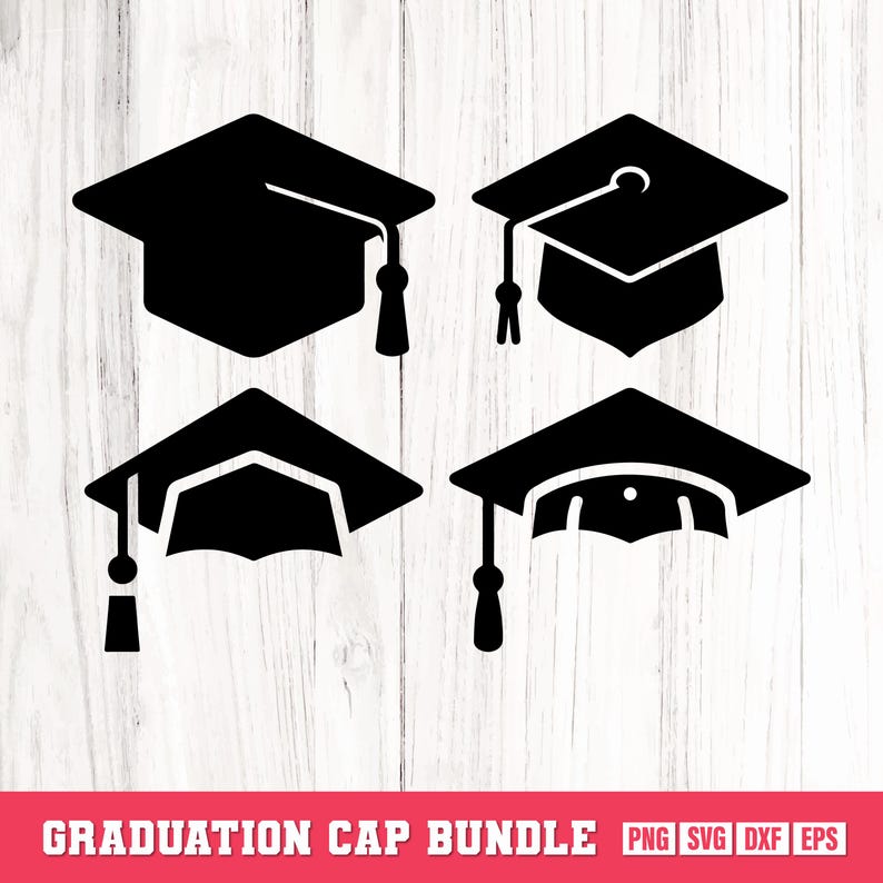 Graduation Cap Svg, Graduation Cap Png, Graduation Hat Svg, Graduate ...