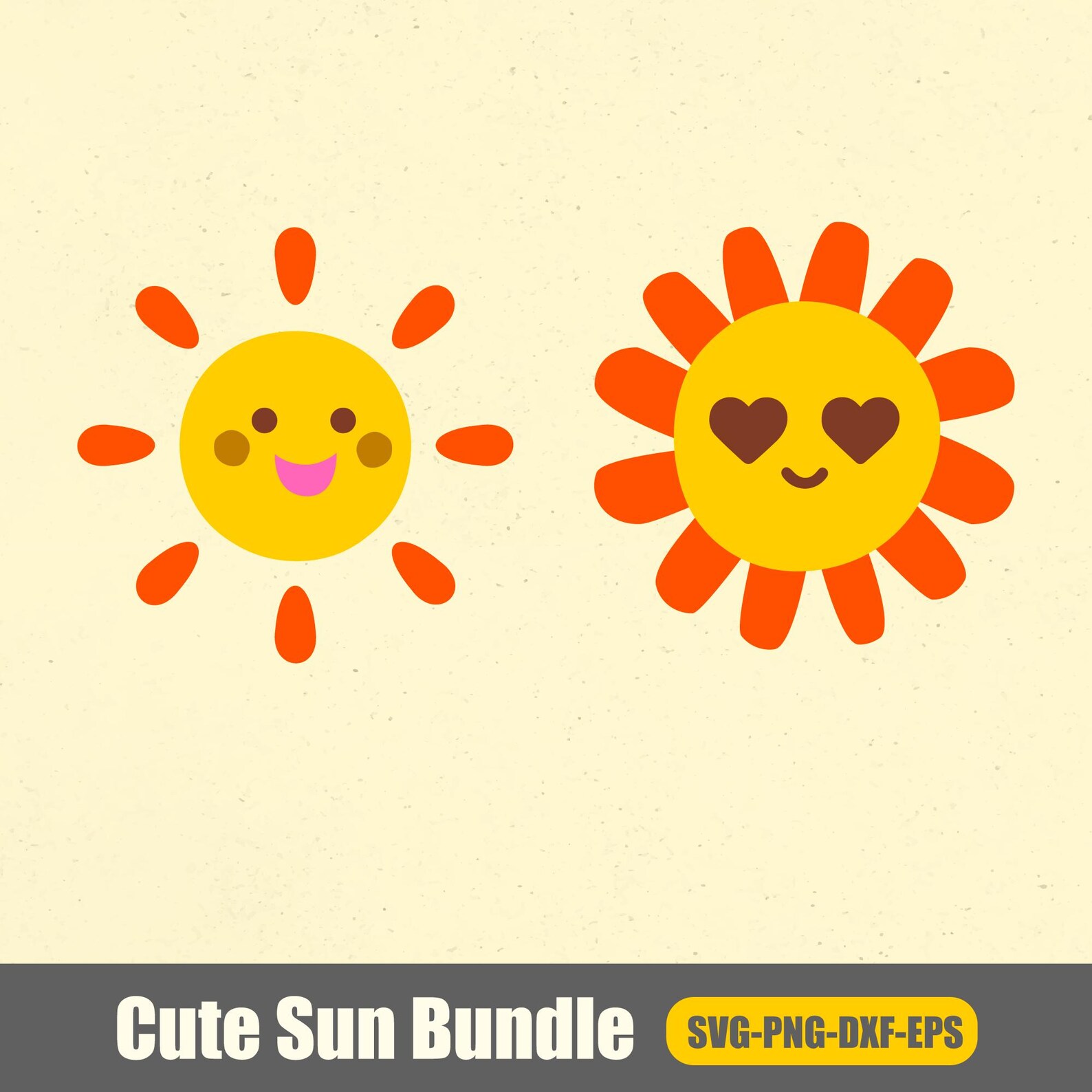 Cute Sun Clipart, Cute Sun Svg, Happy Cute Sun, Summer Smile Face, Sun ...