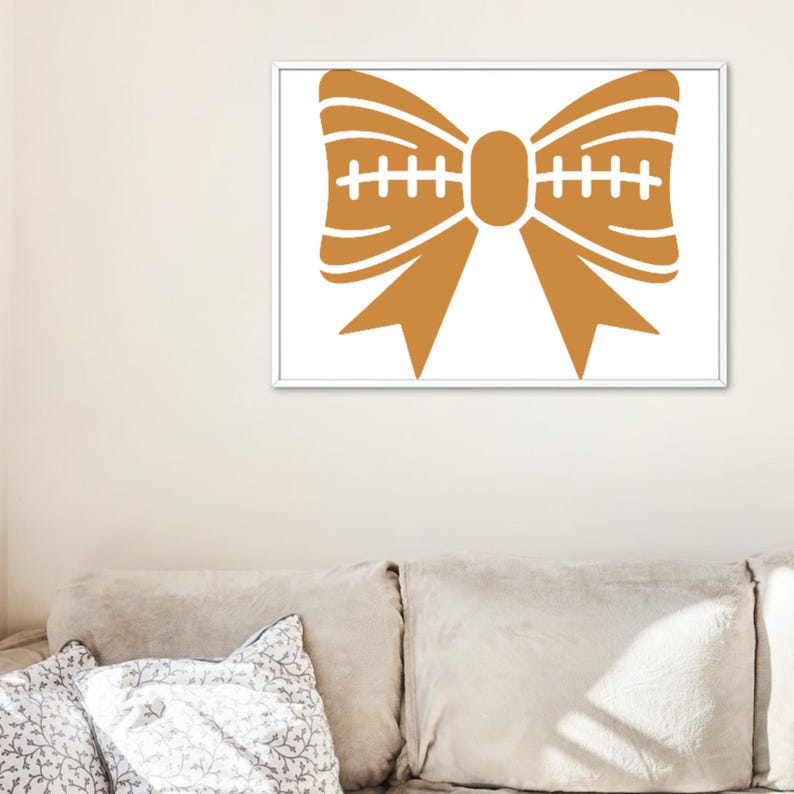 Football Bow Svg, Football Bow Png, Football Bow Cricut, Fall Football ...