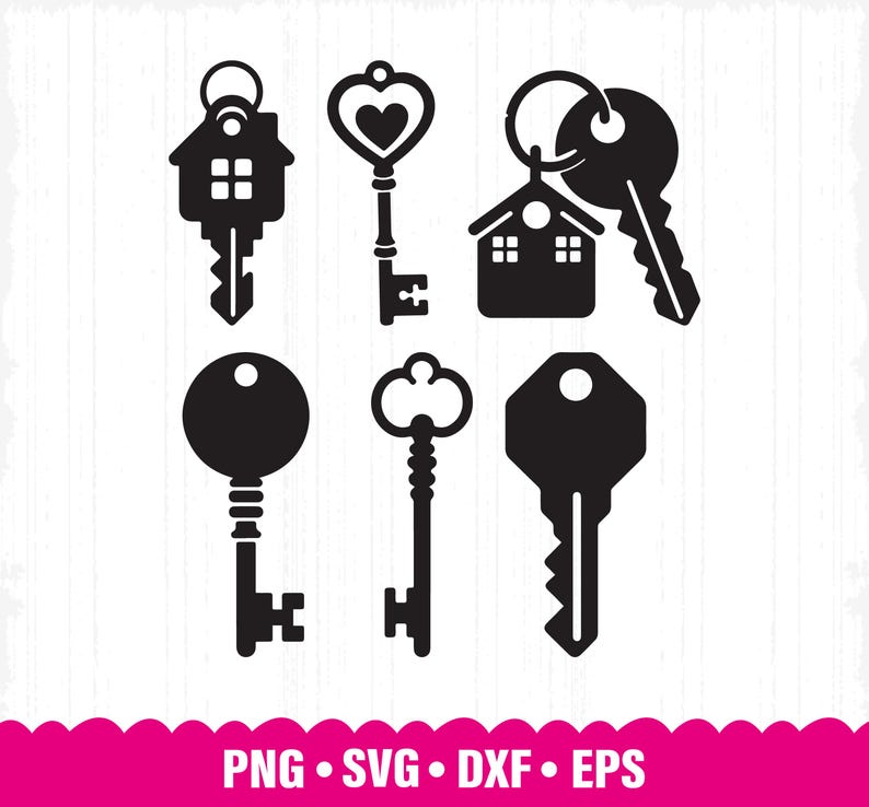 Key Svg, Key Png, Key Cricut, Key Clipart, Key Cut File, Keys Svg ...
