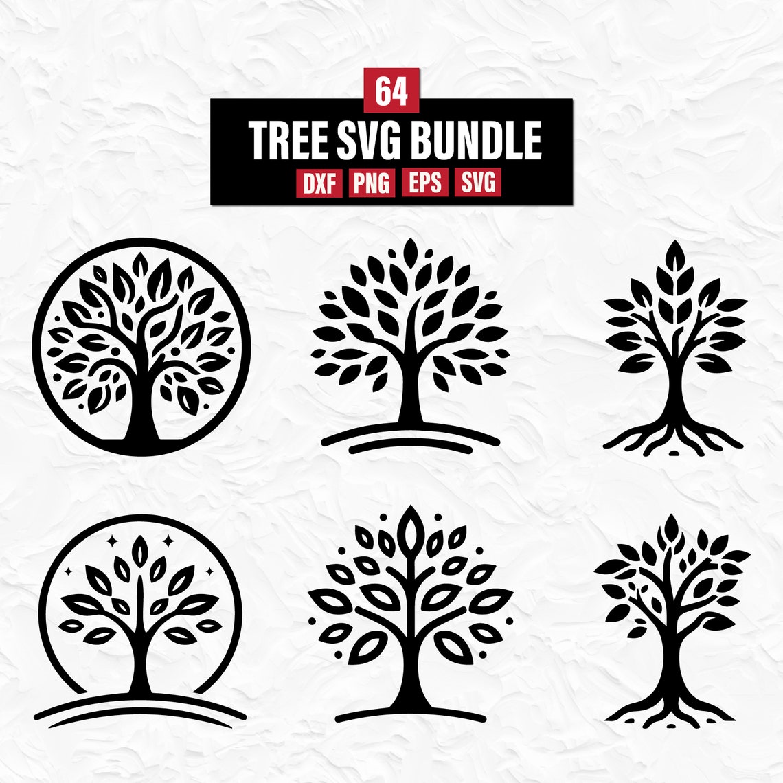 Tree SVG Bundle, Tree of Life Svg, Family Tree Svg, Tree Roots Svg ...