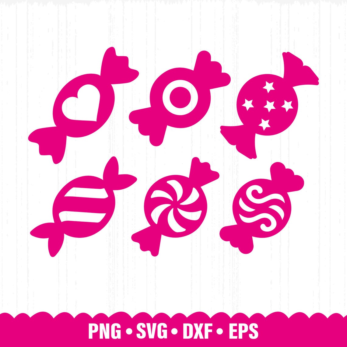 Candy Svg Bundle, Candy Clipart, Sweets Svg, Lollipops Svg, Colorful ...