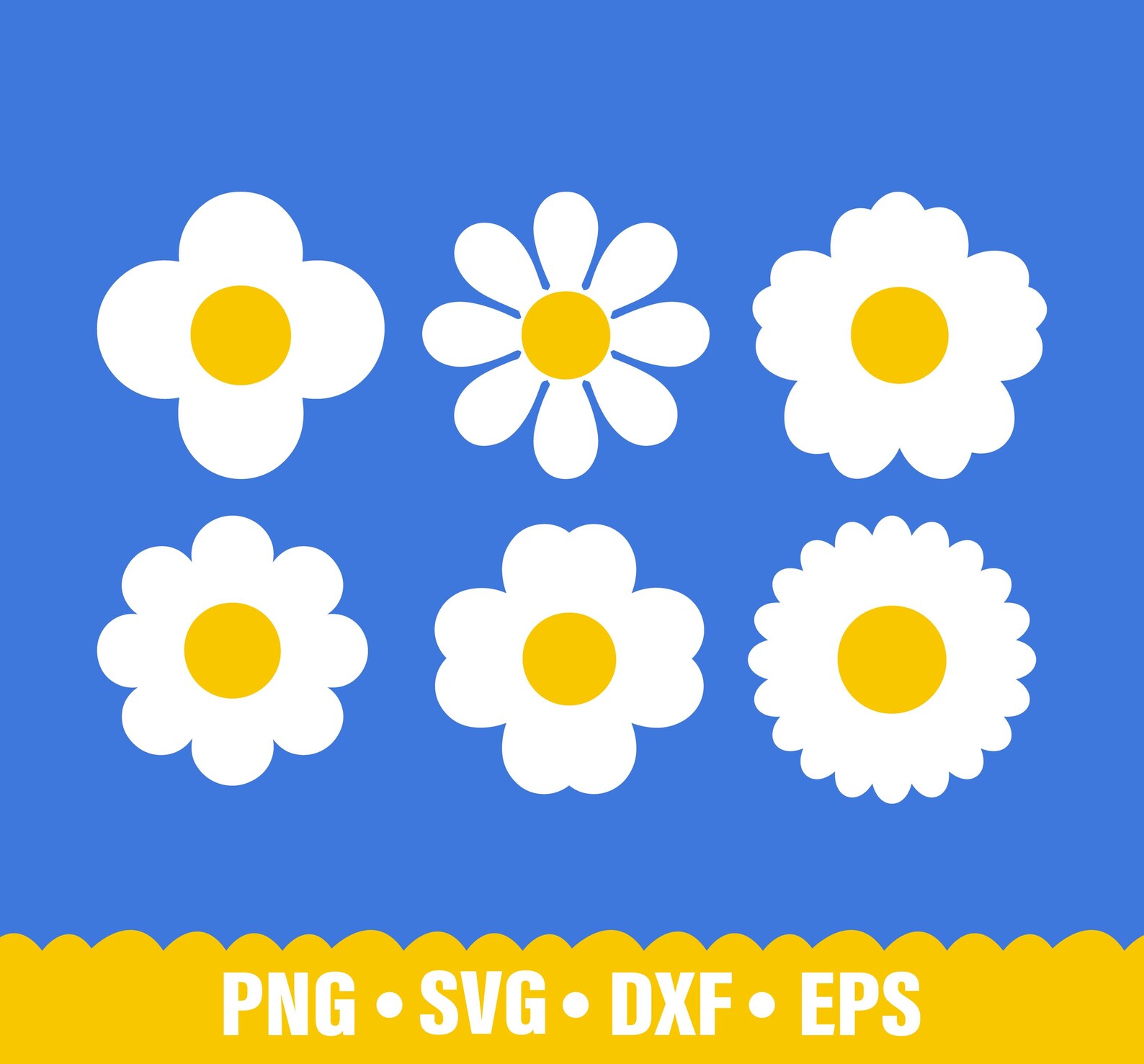 Daisy Svg Bundle, Daisy Flower Svg, Daisy Flower Png, Daisy Flower ...