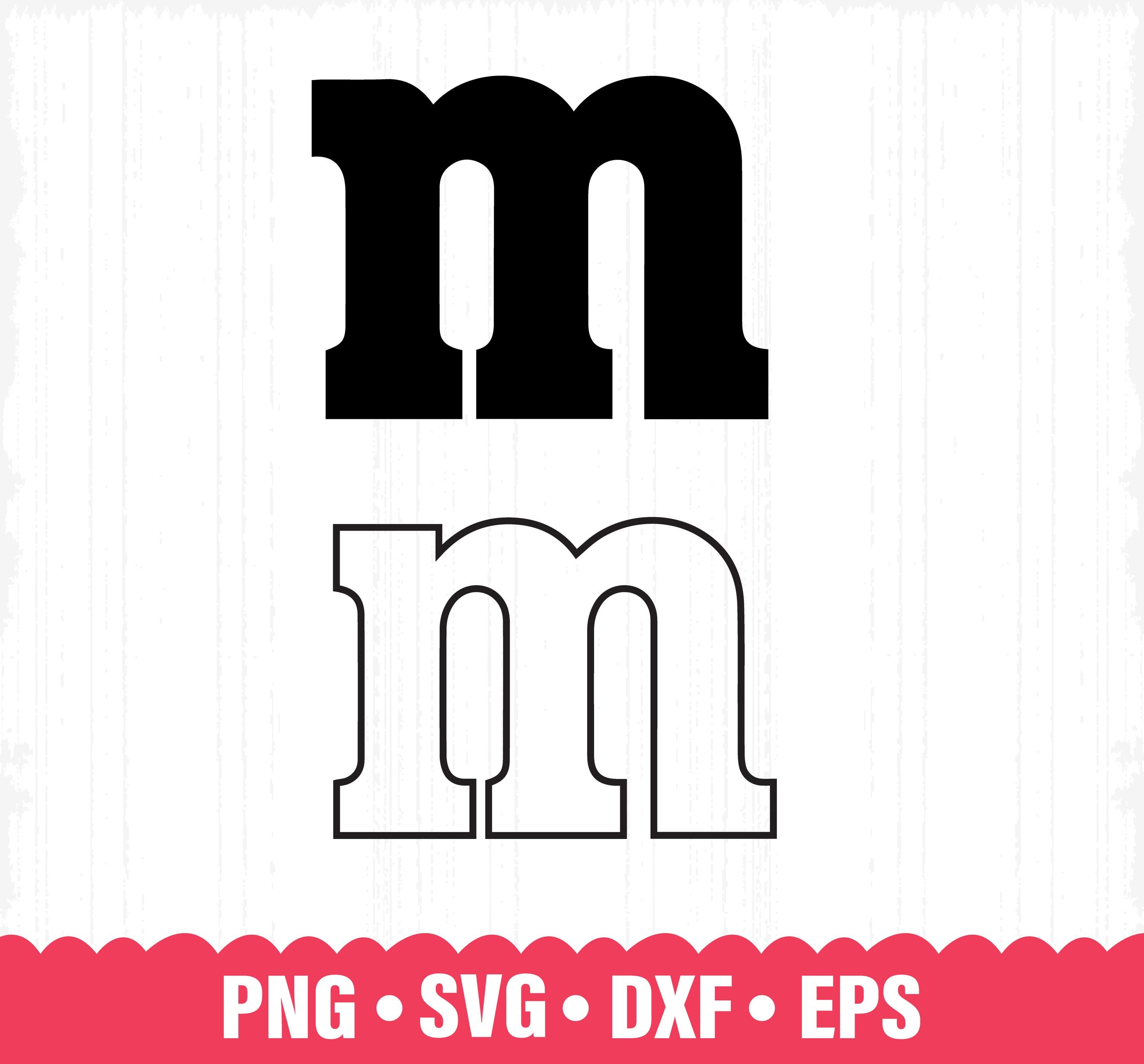 Letter M Svg, M Costume Svg, M Alphabet Svg, M and M Shirt Svg, M ...