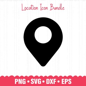 Location Sign SVG, Map Pin Vector (digital Download) - Etsy