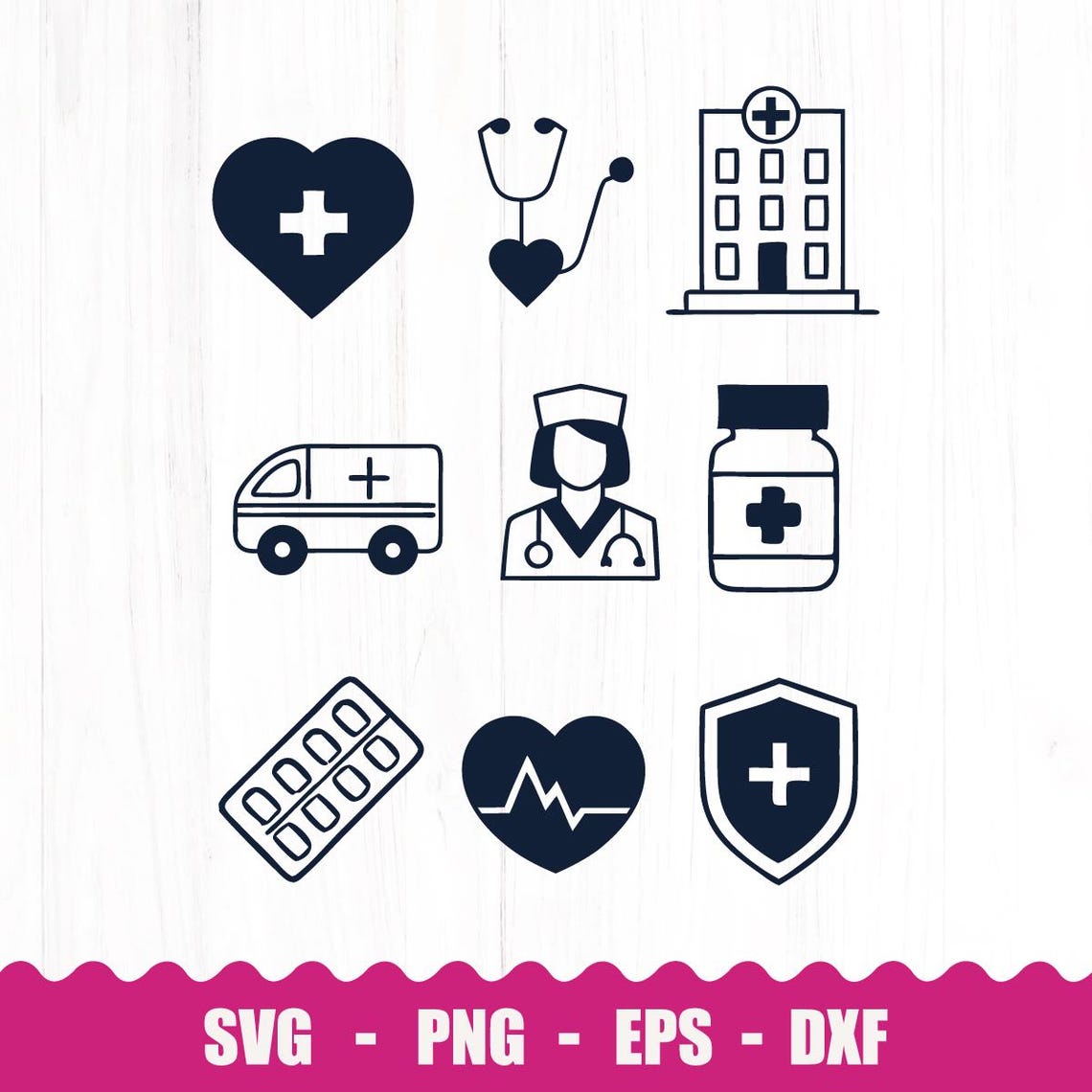 Medical Svg, Medical Png, Medical Equipment, Nurse Svg Bundle, Medical ...