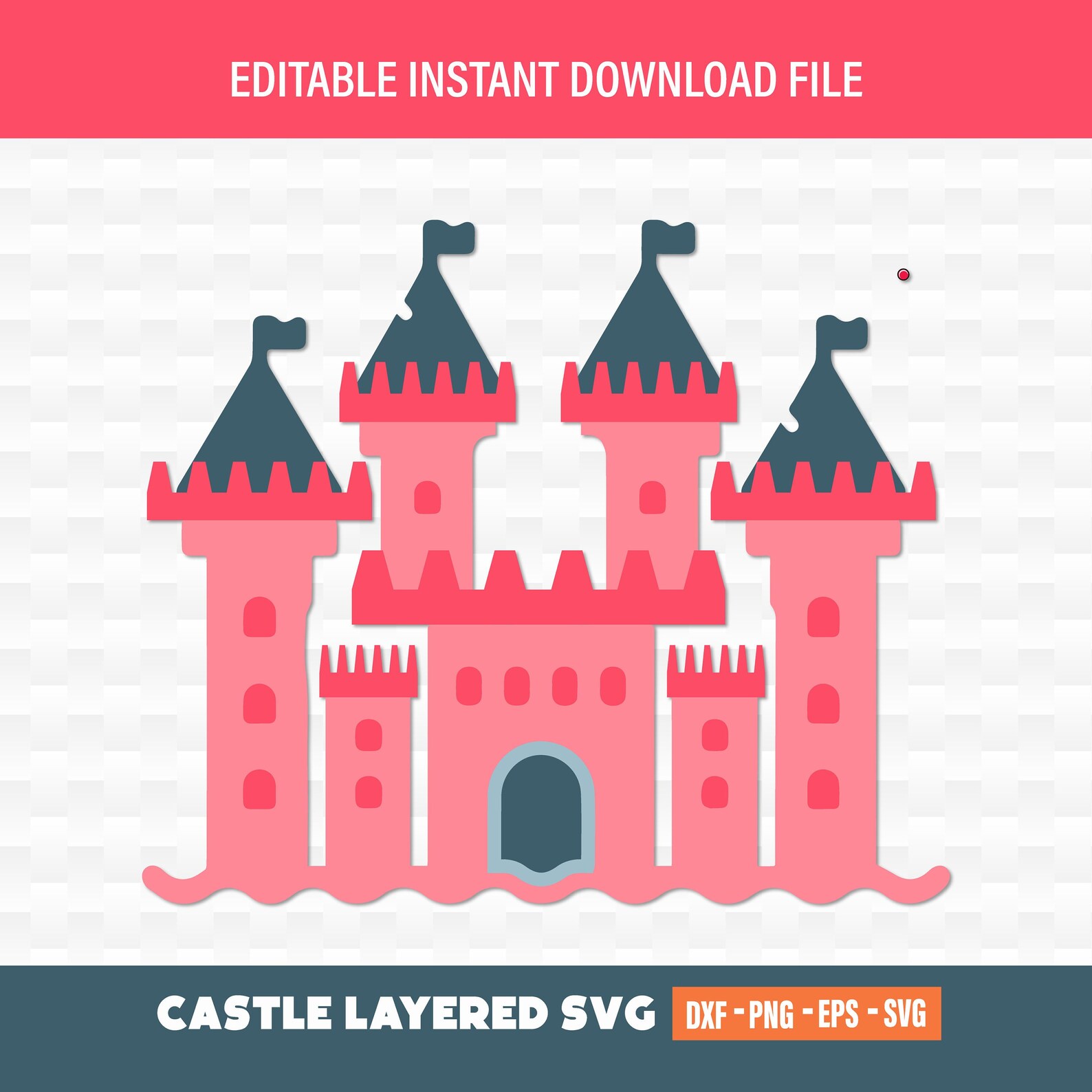 Castle Svg, Castle Cut File, Castle Clipart, Princess Castle Svg, Magic ...