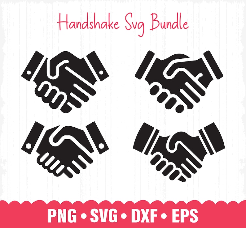 Handshake SVG, Shaking Hands Svg, Business Deal Svg, Contract Svg, Svg ...