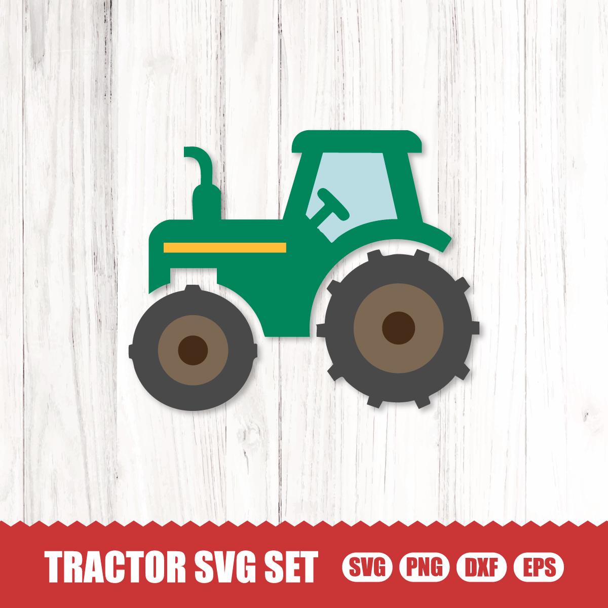 Tractor Svg, Tractor Png, Farm Tractor Svg, Tractor Cut File, Tractor ...