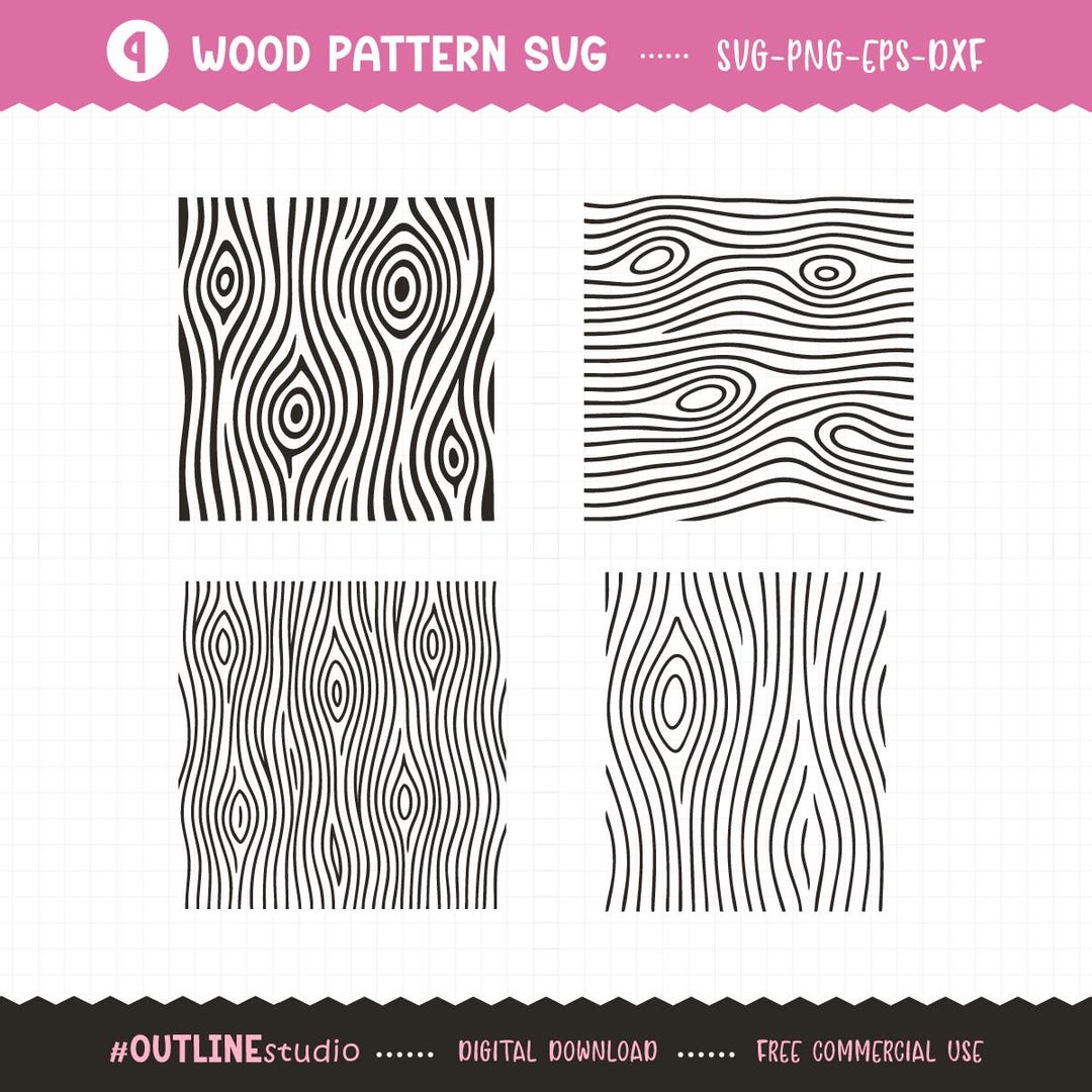 Wood Grain SVG, Wood Pattern SVG, Wood Grain Plank SVG, Wood Texture ...