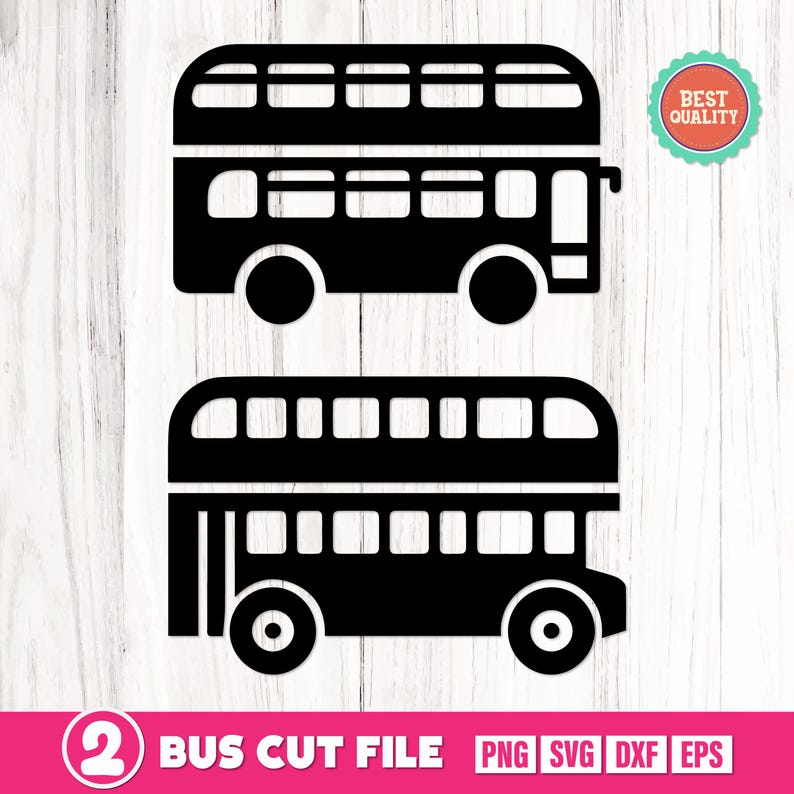 Bus Svg, Clipart bus, Bus Png, fichier coupe bus, fichier Cricut bus ...
