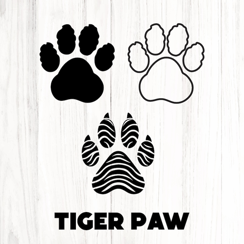 Paw Svg, Animal Print Svg, Paw Print Cut File, Paw Print Clipart, Paw ...