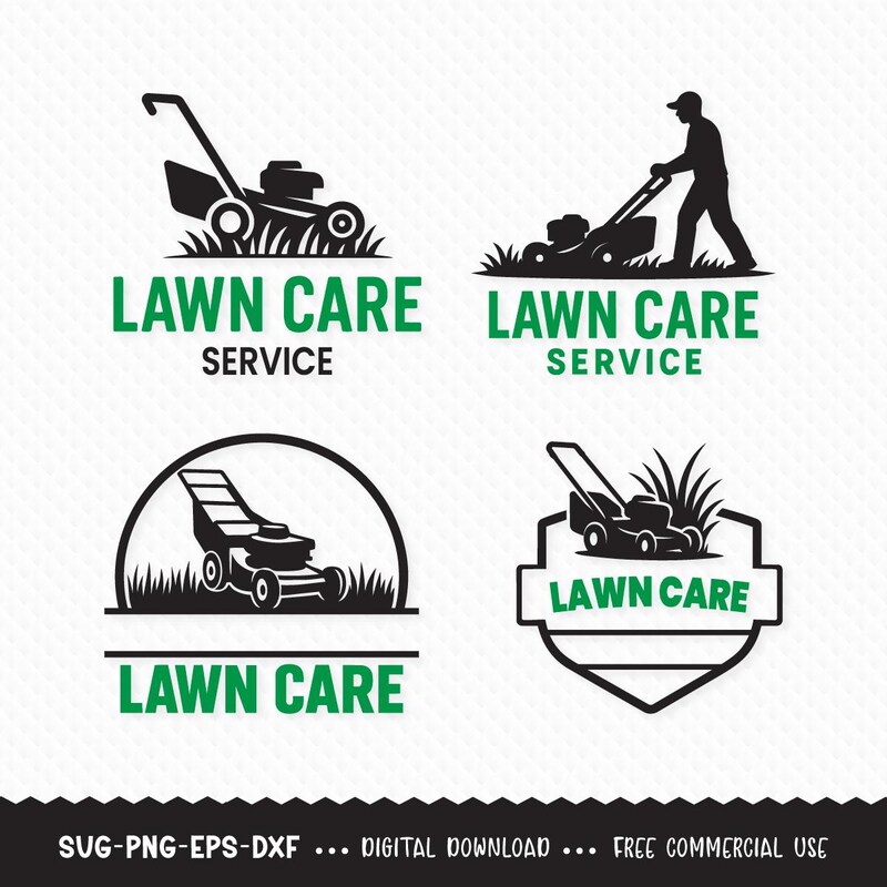 Grass Cutting Logo - Etsy