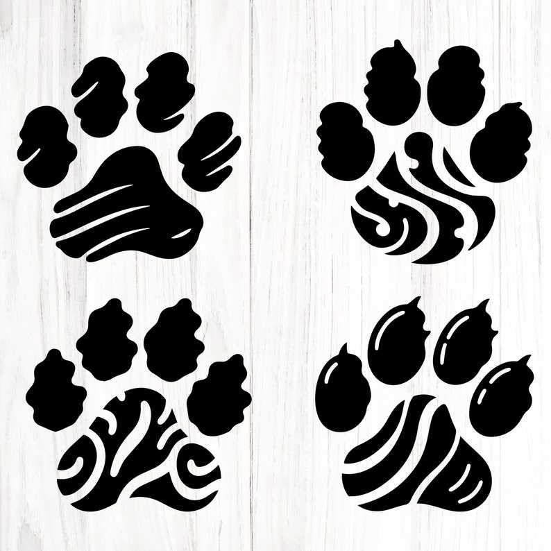 Paw Svg, Animal Print Svg, Paw Print Cut File, Animal Paw Svg, Paw ...