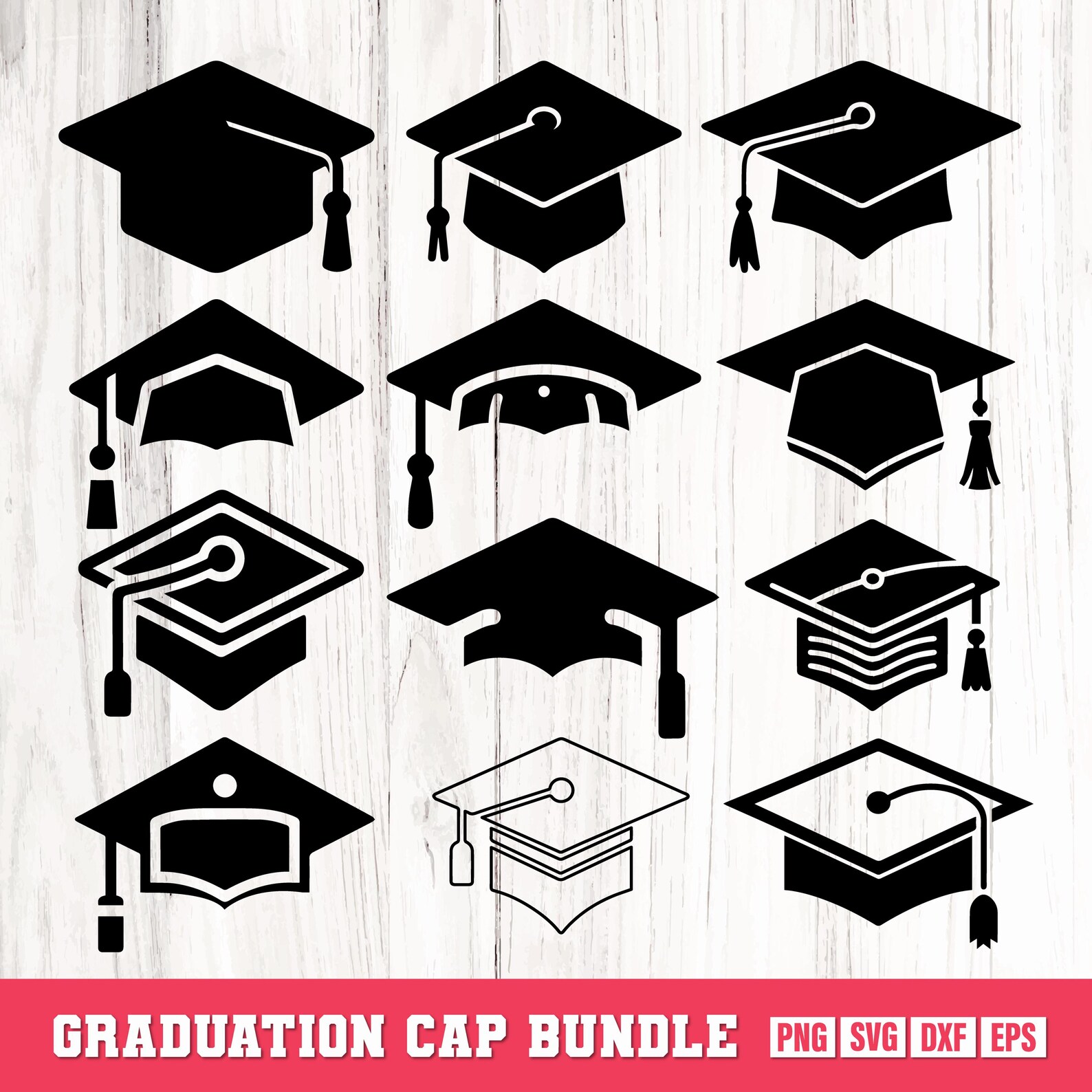 Graduation Cap Svg, Graduation Cap Png, Graduation Hat Svg, Graduate ...