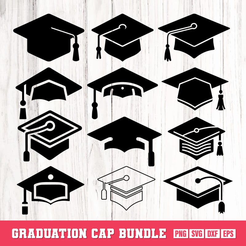 Graduation Hat Svg - Etsy
