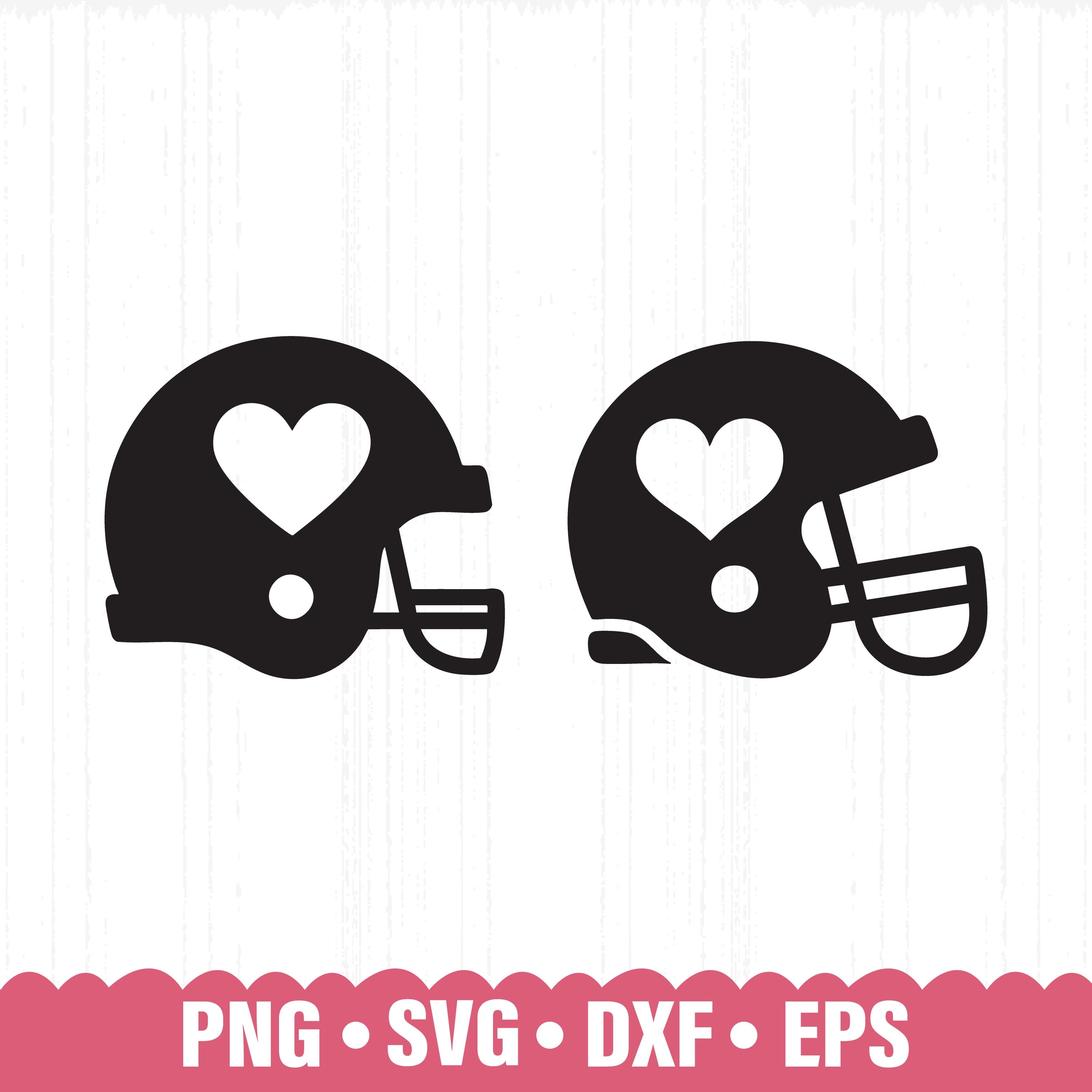 Football Helmet (svg, Png, Dxf, Eps) Design Bundle (digital Download ...