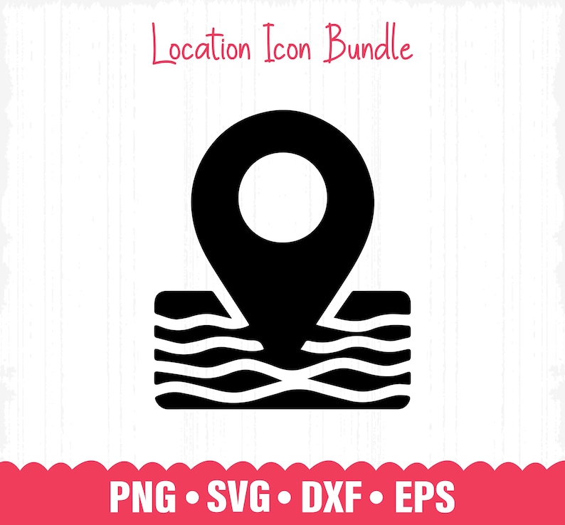 Location Sign SVG, Map Pin Vector (digital Download) - Etsy