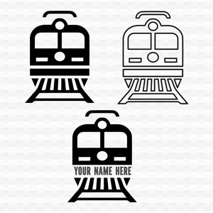 Train Svg, Train Cut File, Train Png, Customized Train, Split Monogram ...