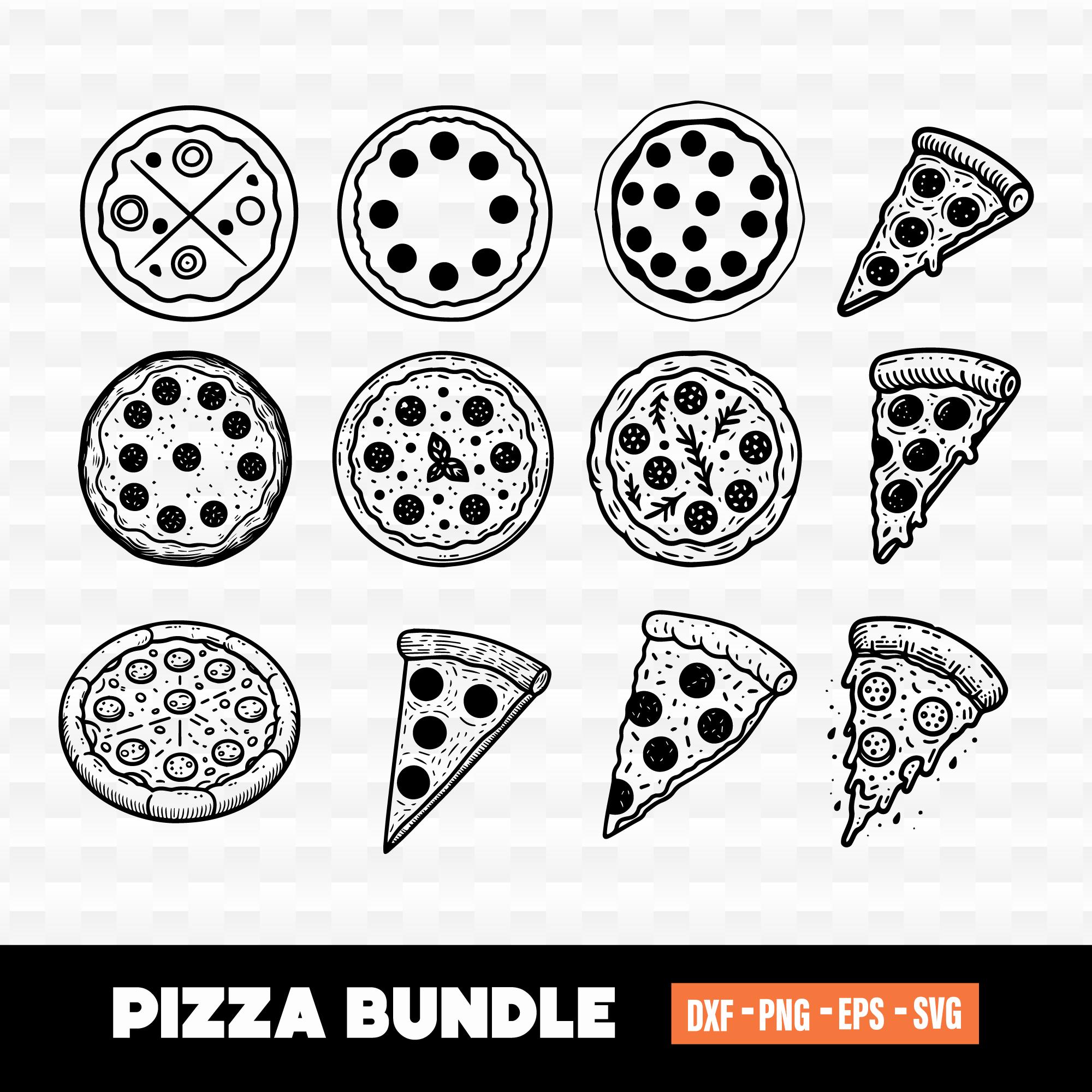 Pizza Svg, Pizza Png, Pizza Slice Svg, Pizza Cut File, Pizza Clipart ...