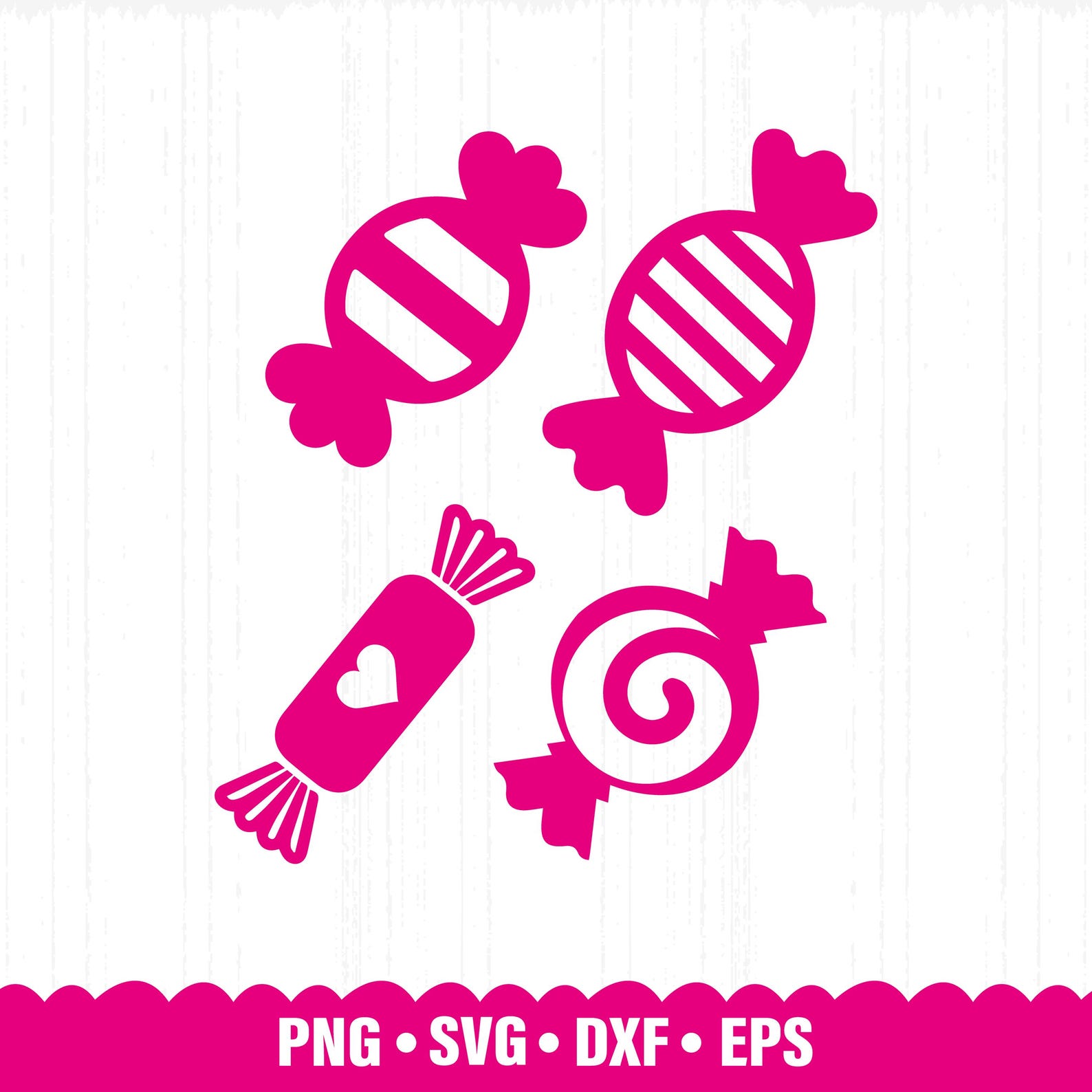 Candy Svg Bundle, Candy Clipart, Sweets Svg, Lollipops Svg, Colorful ...