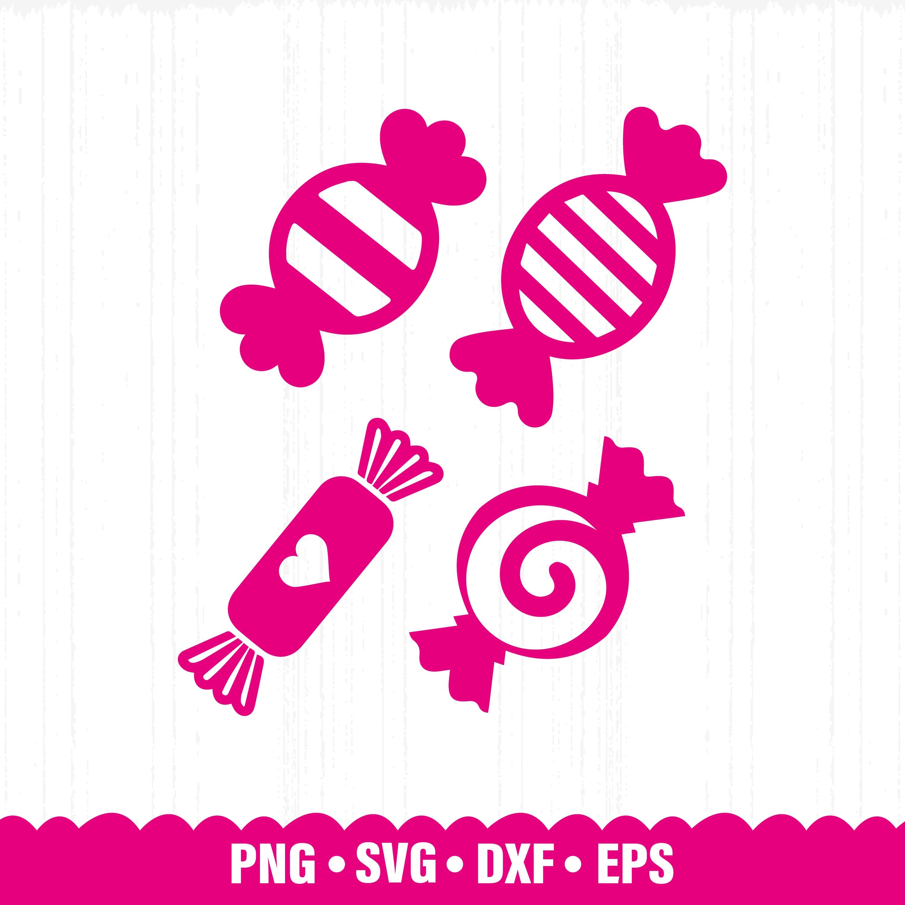 Candy Svg Bundle, Candy Clipart, Sweets Svg, Lollipops Svg, Colorful ...