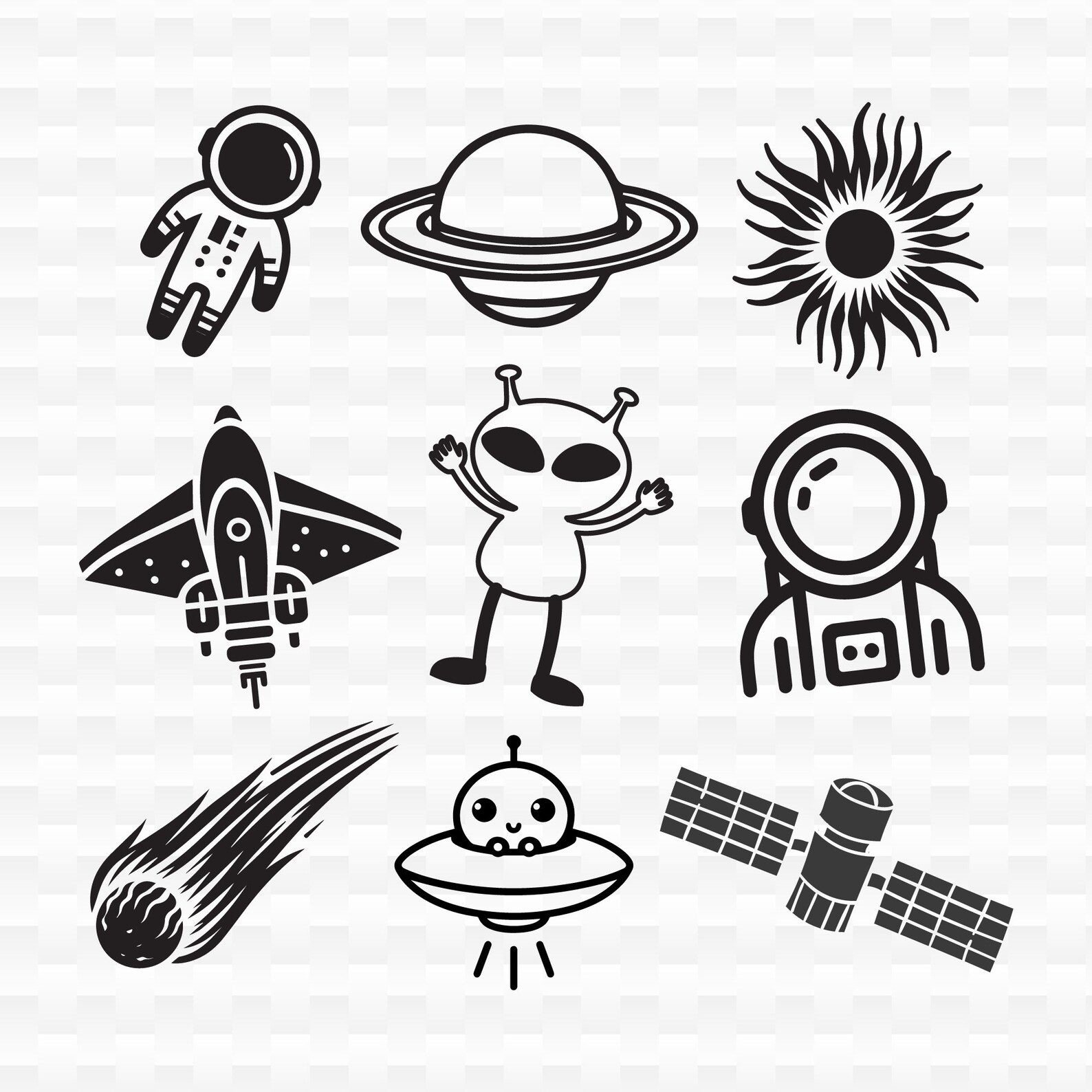 Space SVG, Space Clipart, Space Graphics, Space Png, Astronaut Clipart ...