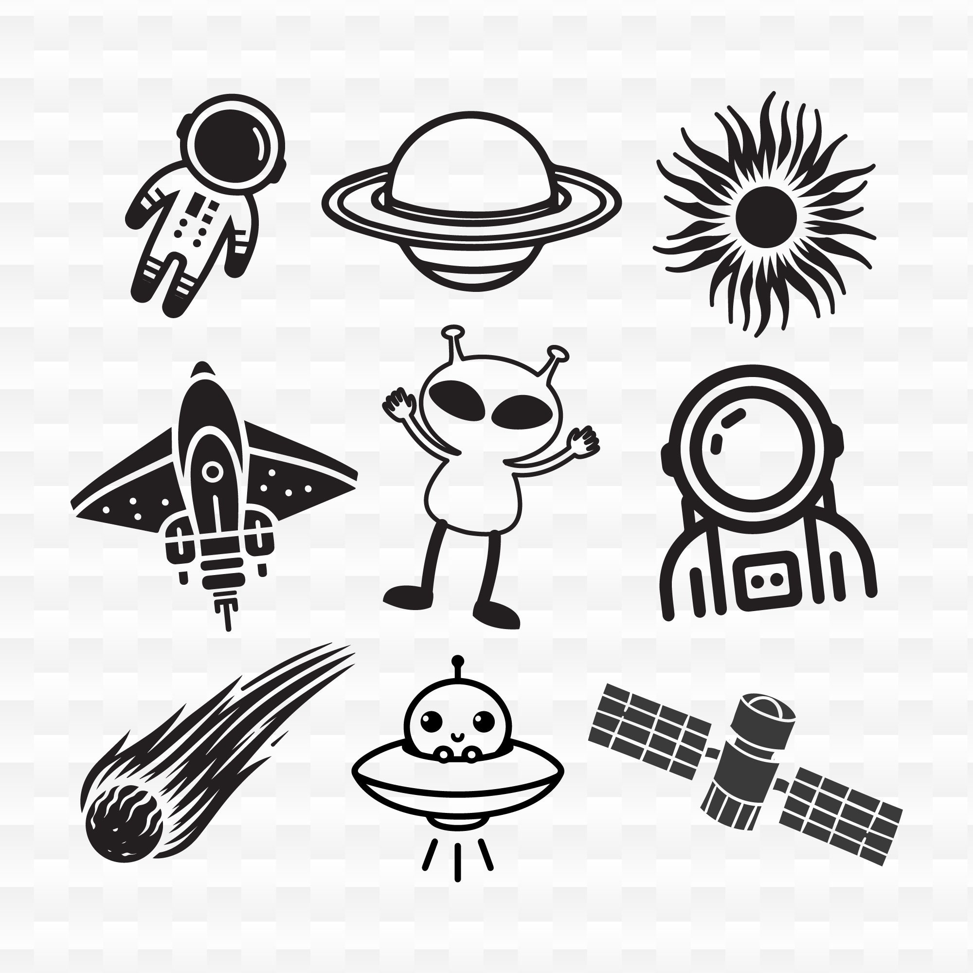 Space SVG, Space Clipart, Space Graphics, Space Png, Astronaut Clipart ...