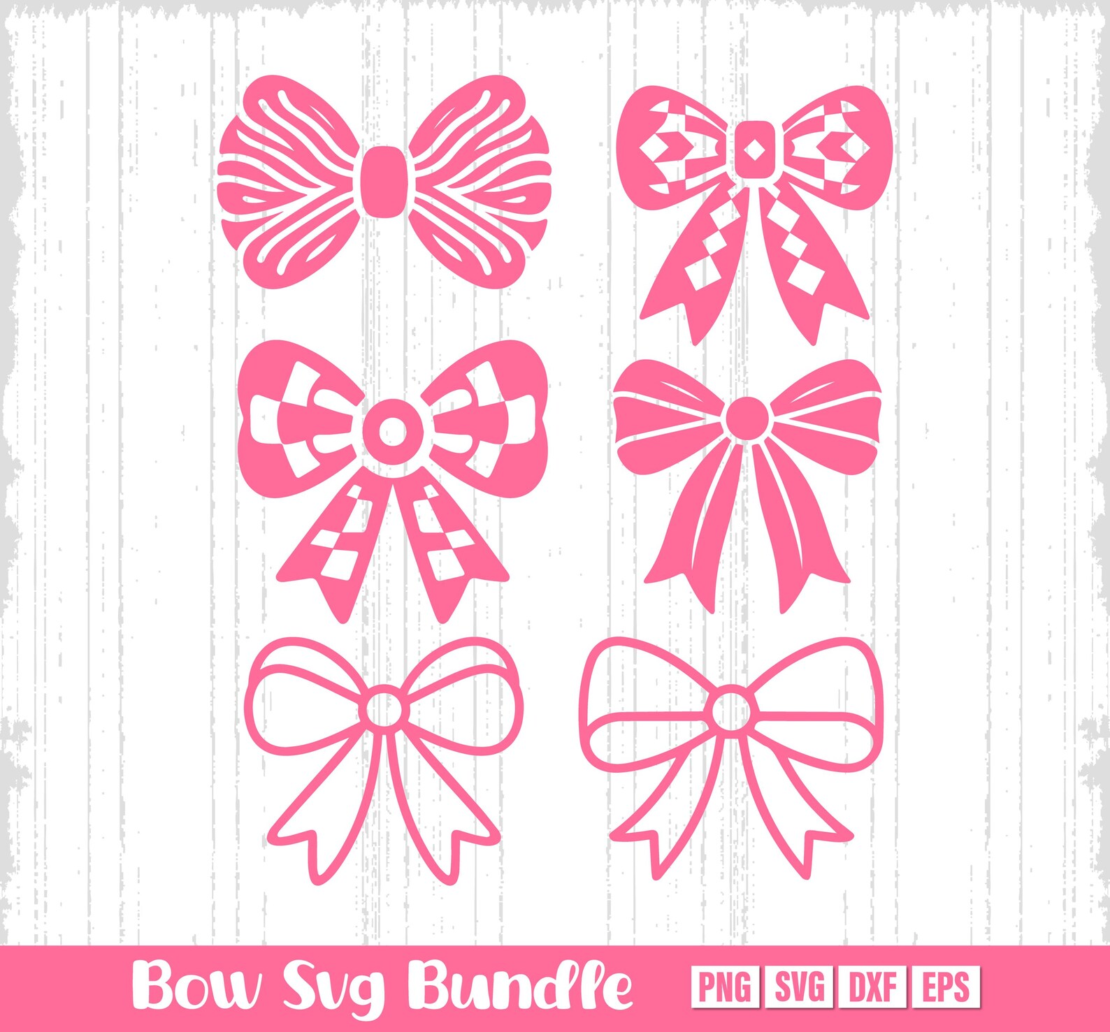 Bow SVG Bundle, Bow PNG, Hair Bow Svg, Bow Svg Cricut, Coquette Bow Svg ...