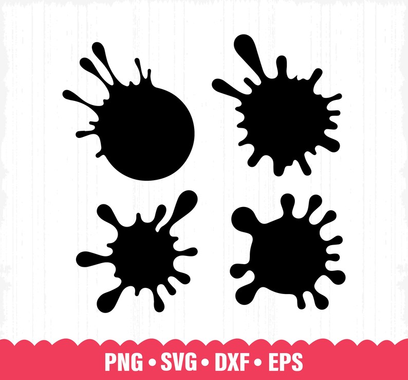 Paint Splatter Svg, Paint Splatter Png, Paint Splash Svg, Paint Stroke ...
